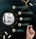 Selenium capsules for daily nutrition