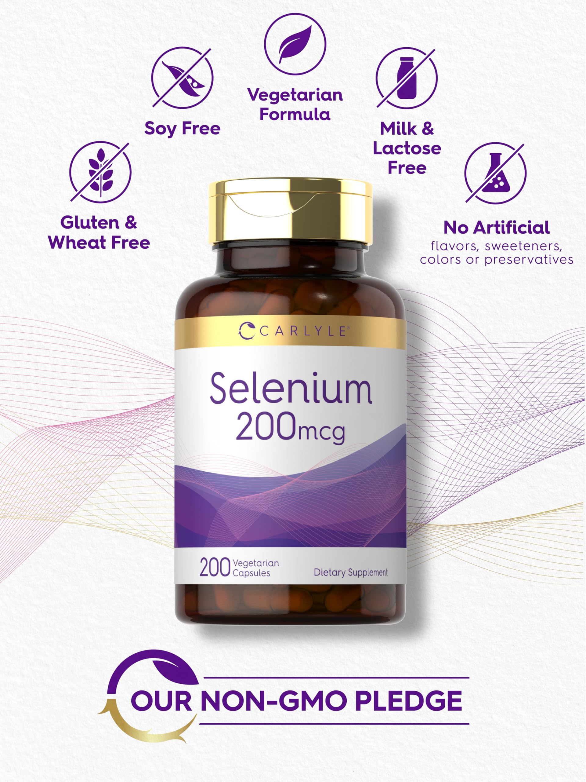 Selenium capsules for hair and skin