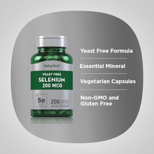 Selenium capsules for hair health
