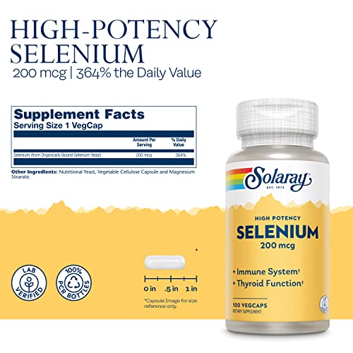 Selenium capsules for optimal health support