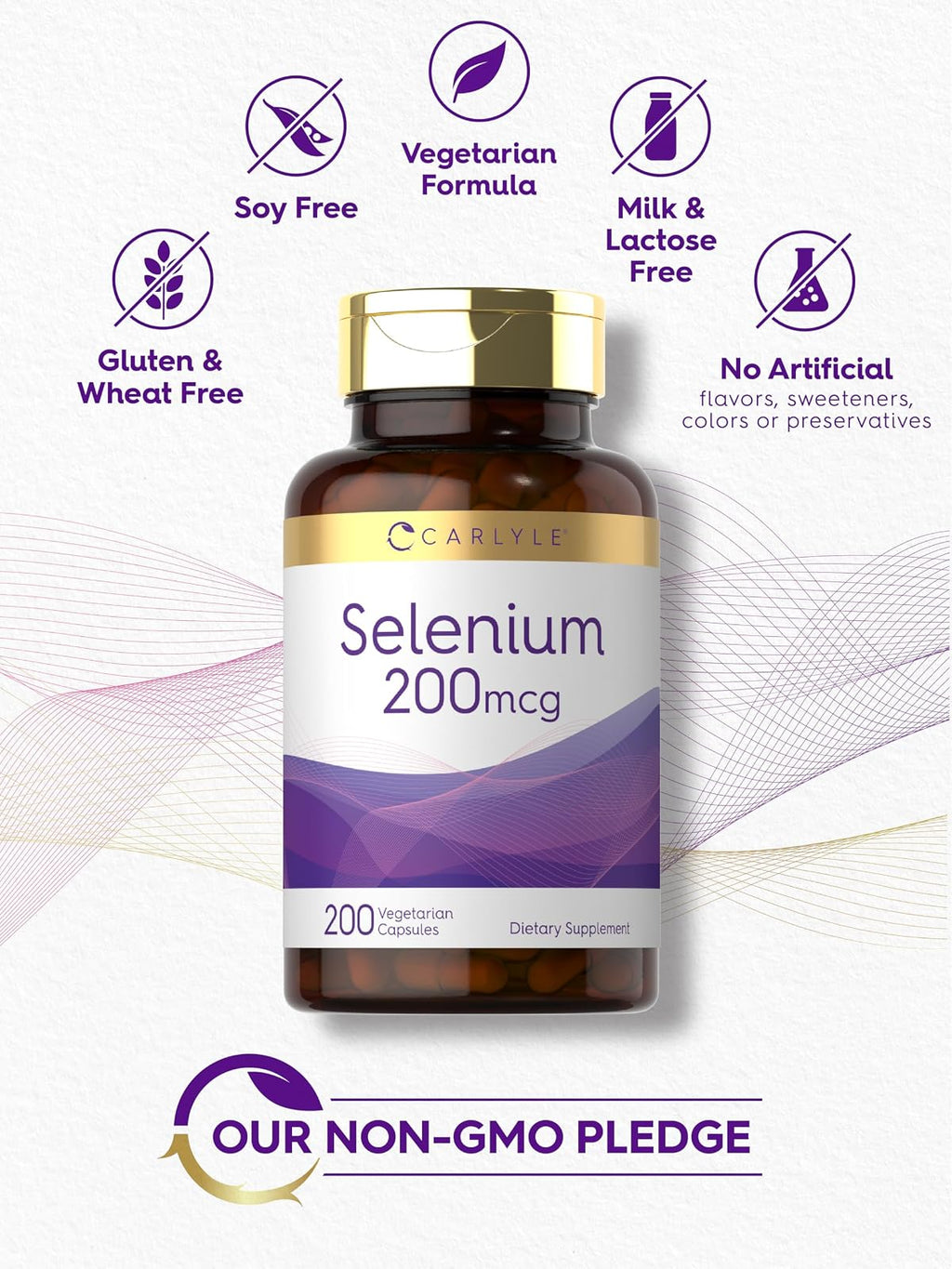Selenium capsules for overall wellness
