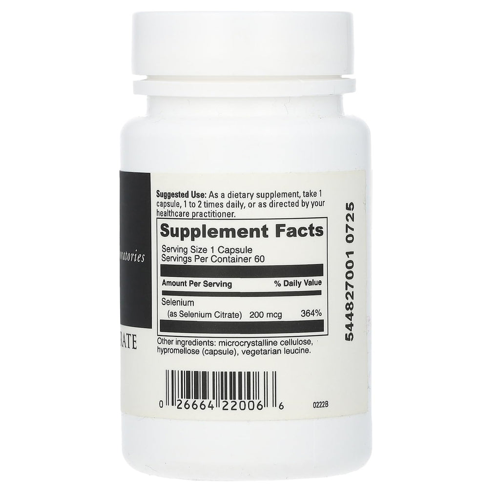 Selenium Citrate vegan-friendly capsules