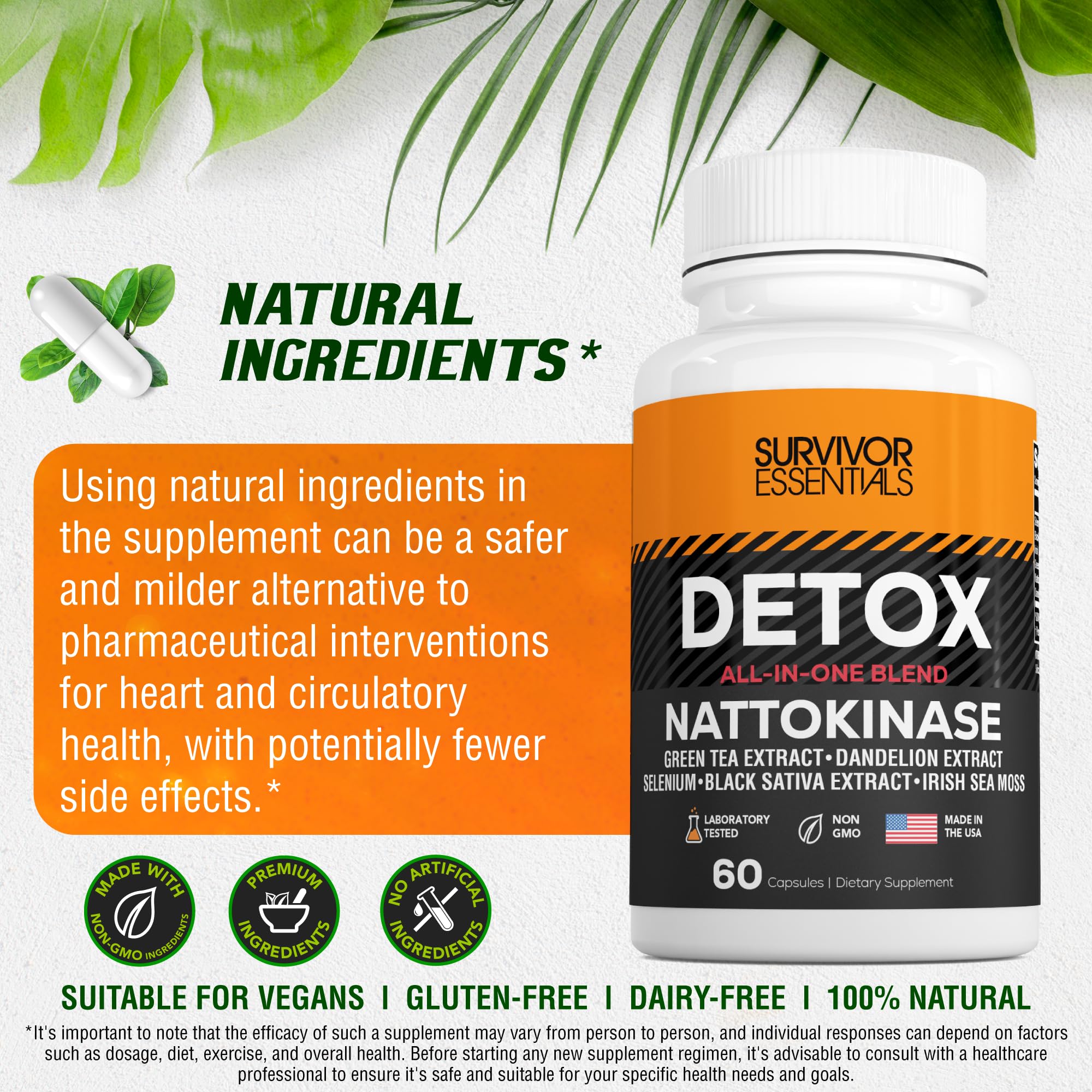 Selenium enriched blended vitamin capsules