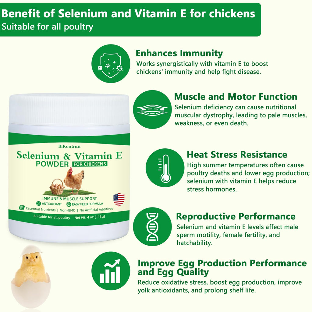 selenium enriched chicken vitamins