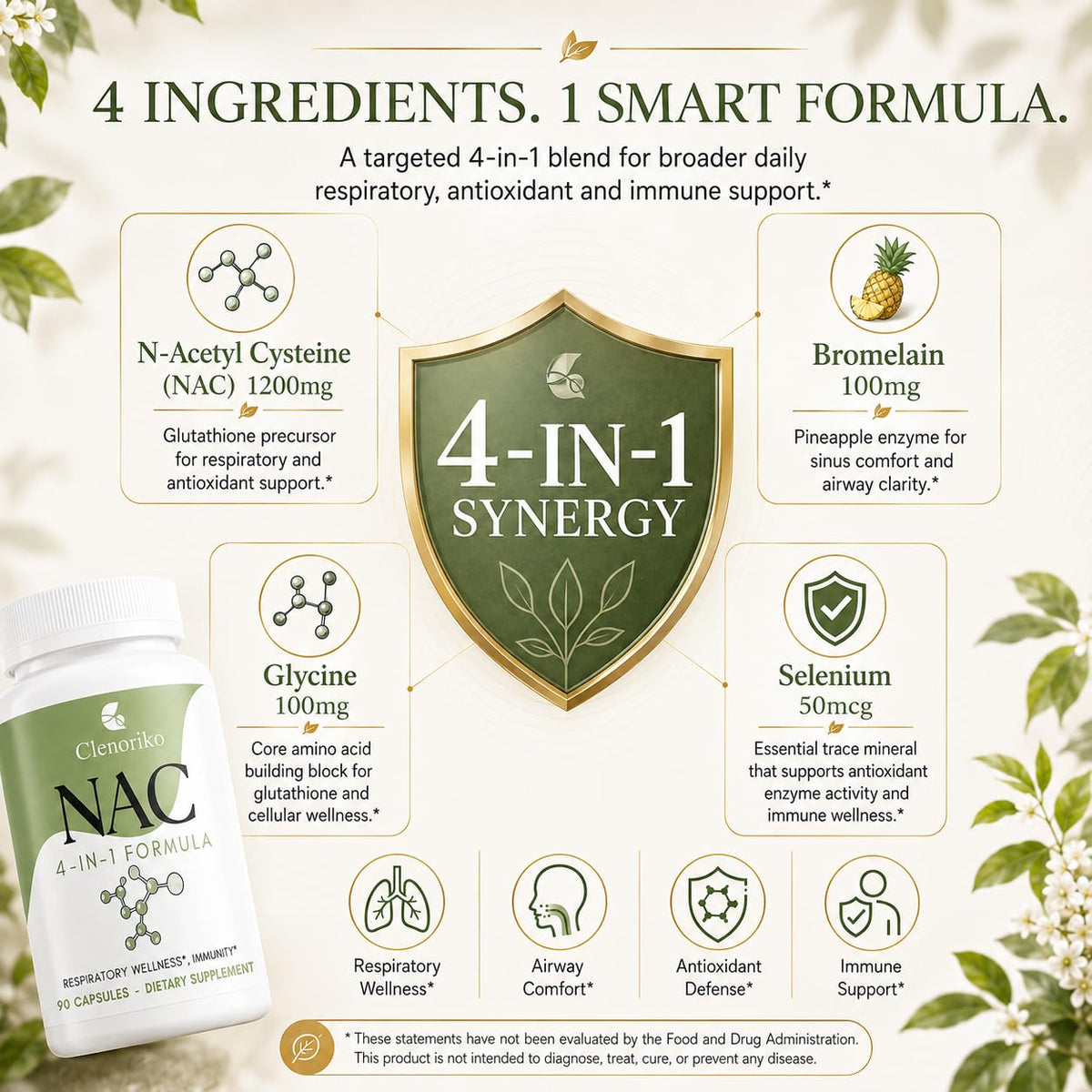 Selenium enriched NAC capsules