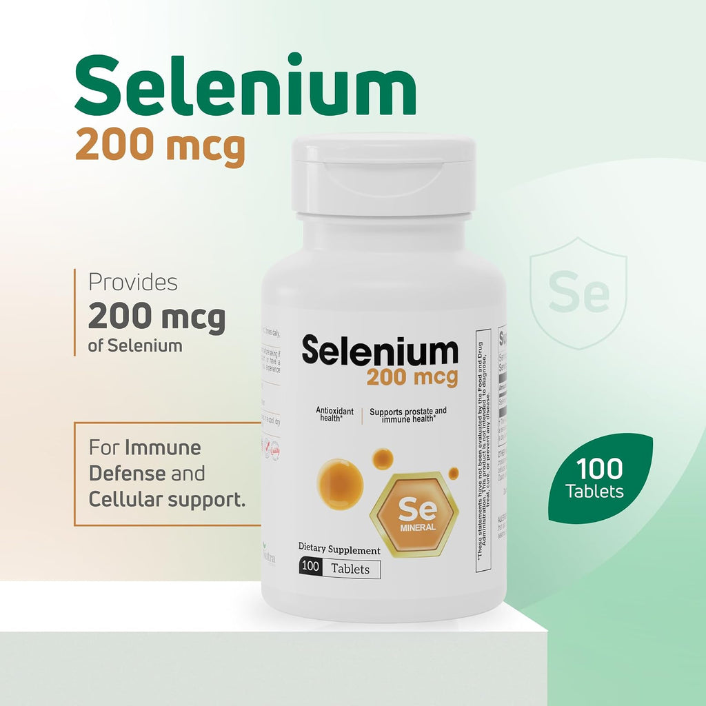 Selenium for thyroid function support