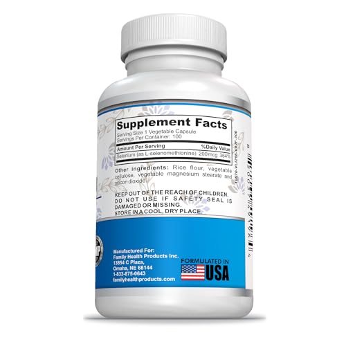 selenium supplement for antioxidant protection