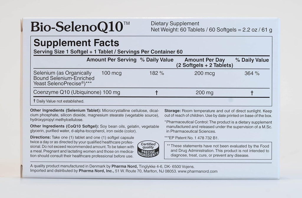 Selenium supplement for antioxidant support