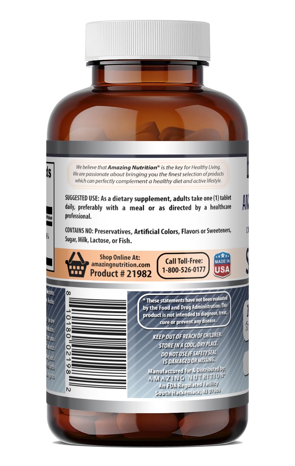 Selenium supplement for daily nutrition