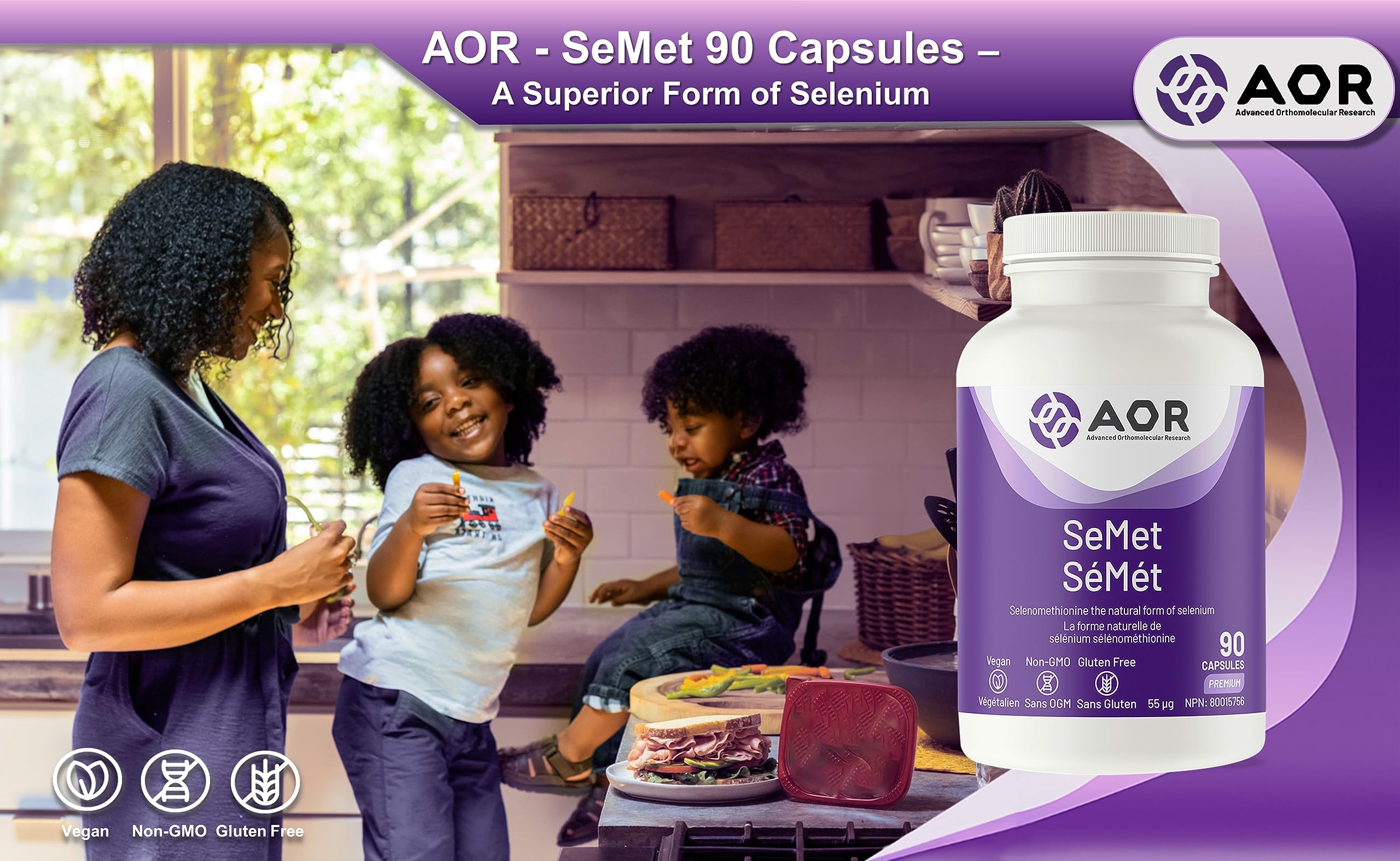 Selenium supplement for daily wellness