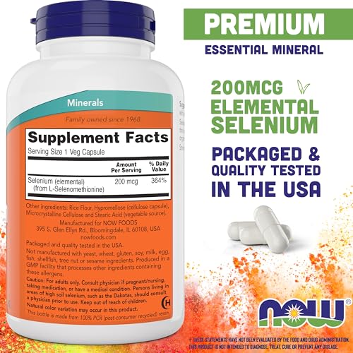 Selenium supplement for immune support