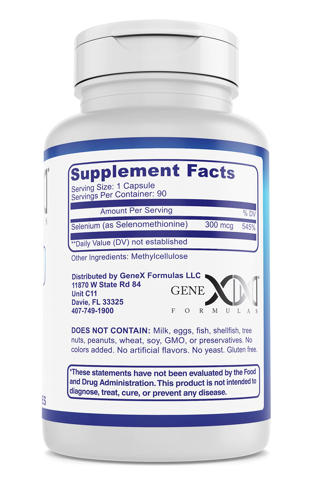 Selenium supplement for overall vitality