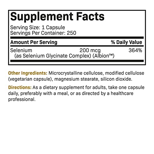 Selenium supplement for overall well-being