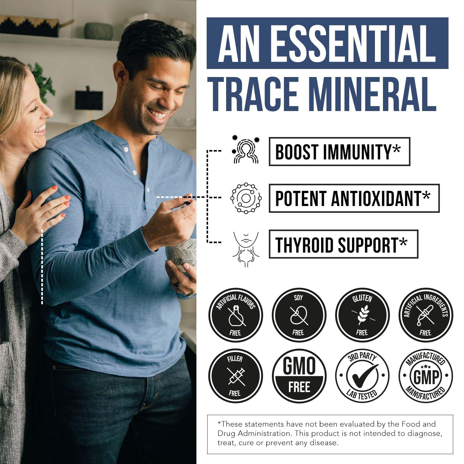 Selenium supplement for overall wellness