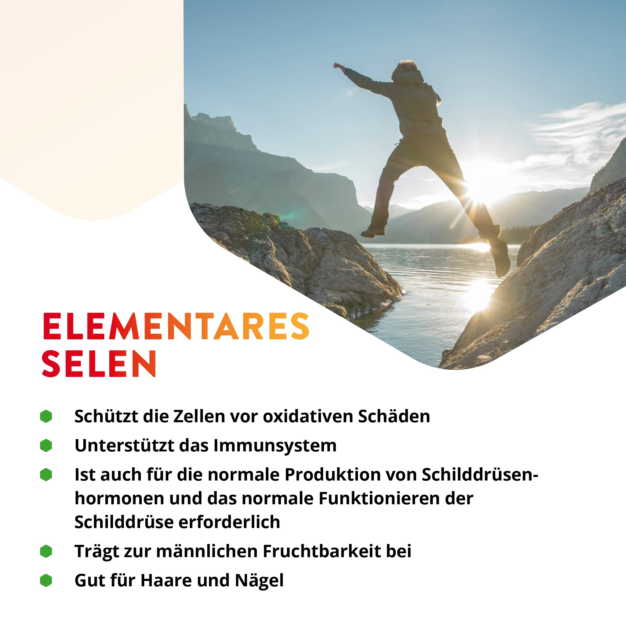 Selenium supplement for stress relief