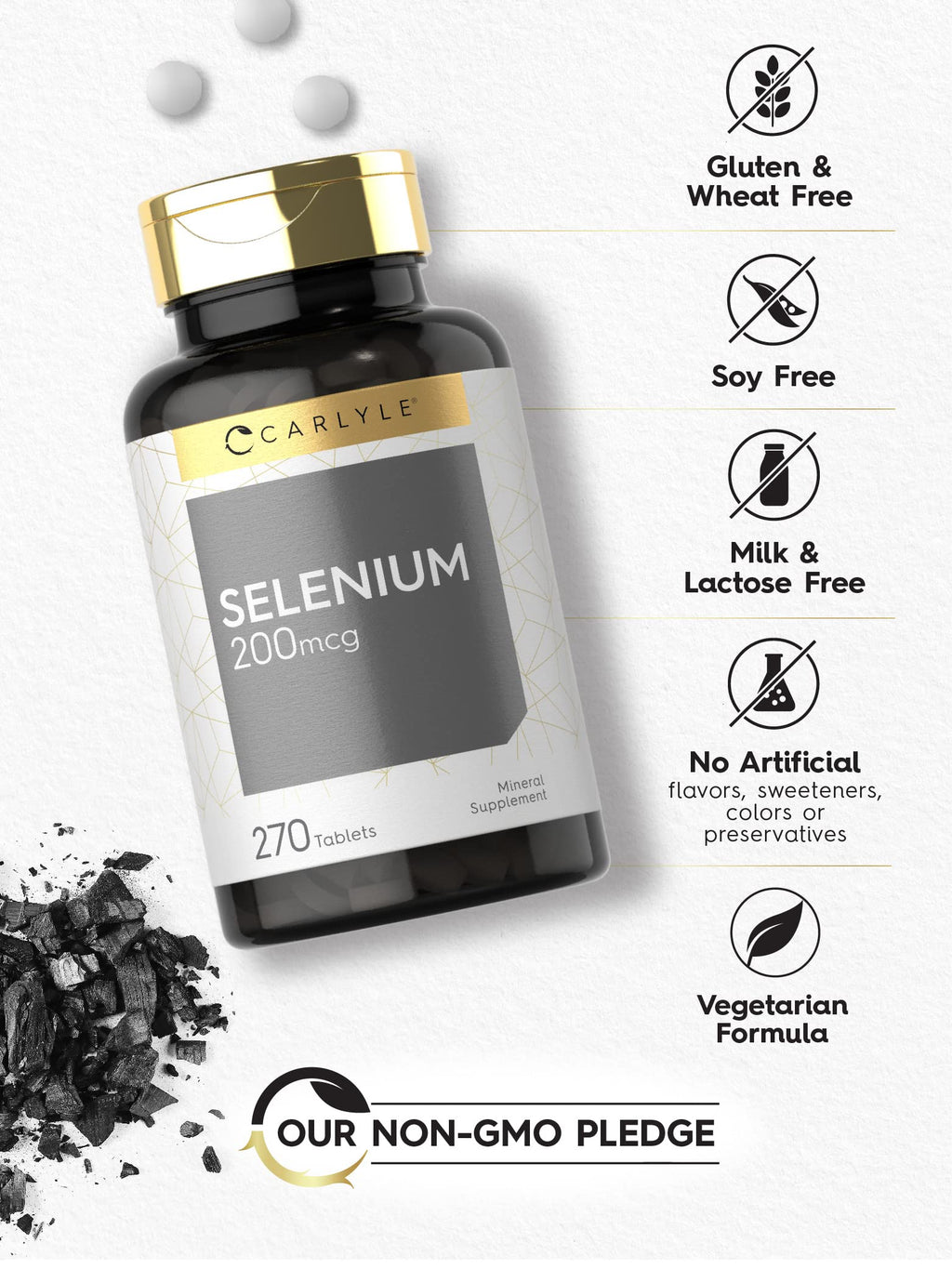 Selenium supplement for thyroid health
