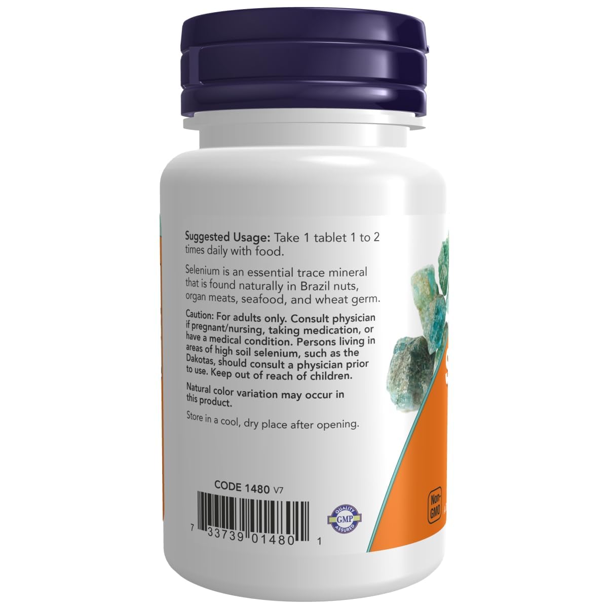 Selenium tablets for antioxidant protection