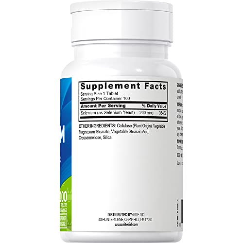 Selenium tablets for essential body functions