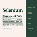 Selenium tablets for overall wellness