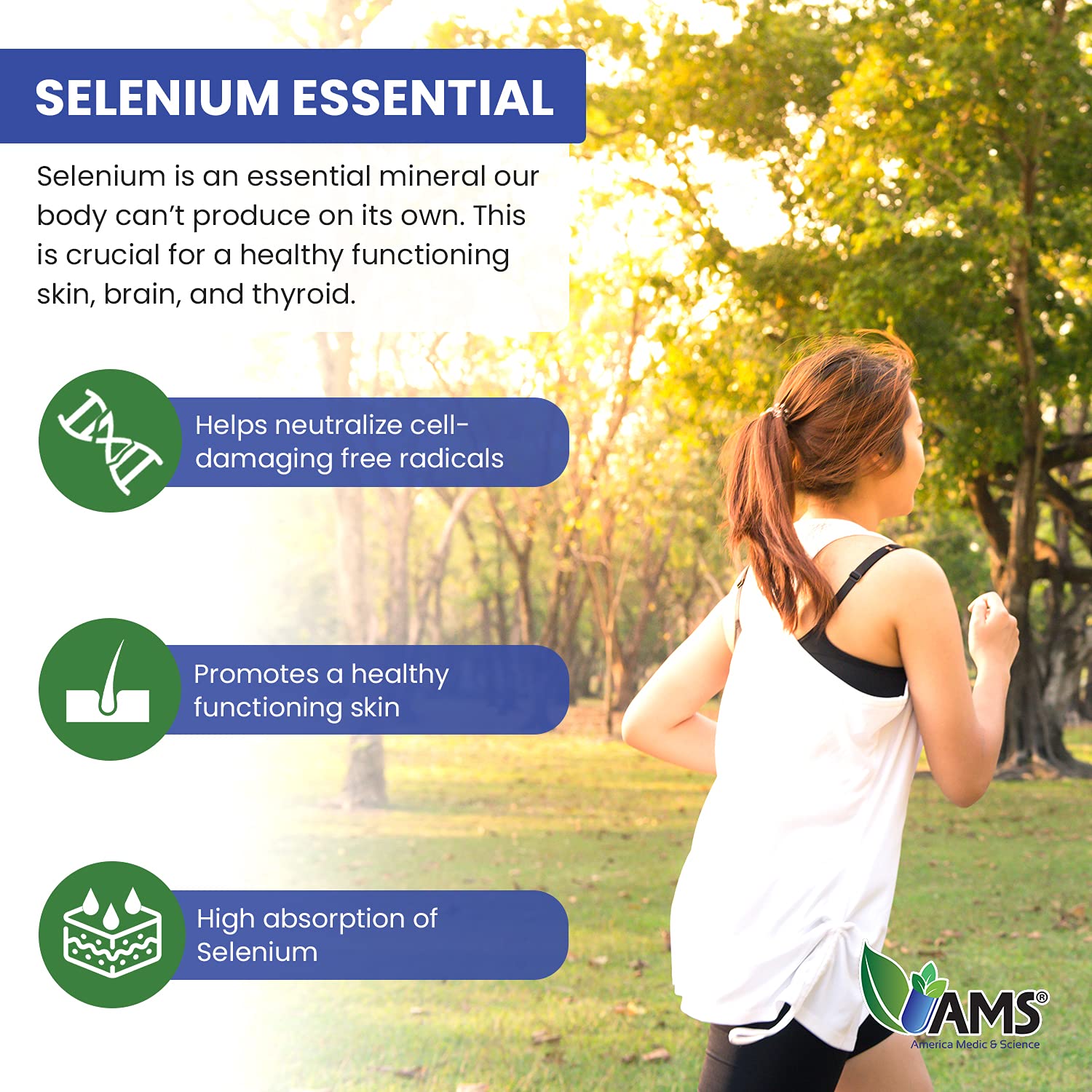 Selenium tablets for thyroid health