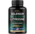 Selenium thyroid support supplement capsules