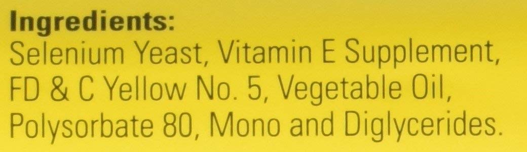 Selenium vitamin E gel for sheep and goats