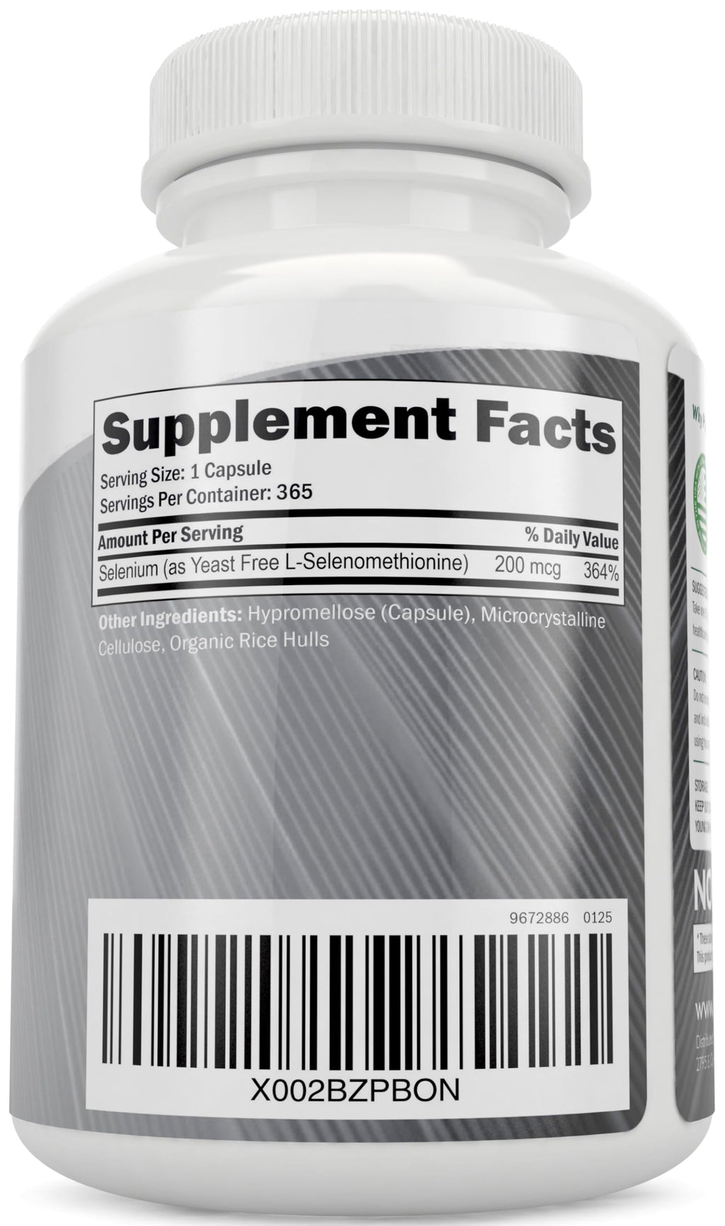 Selenomethionine capsules for overall health