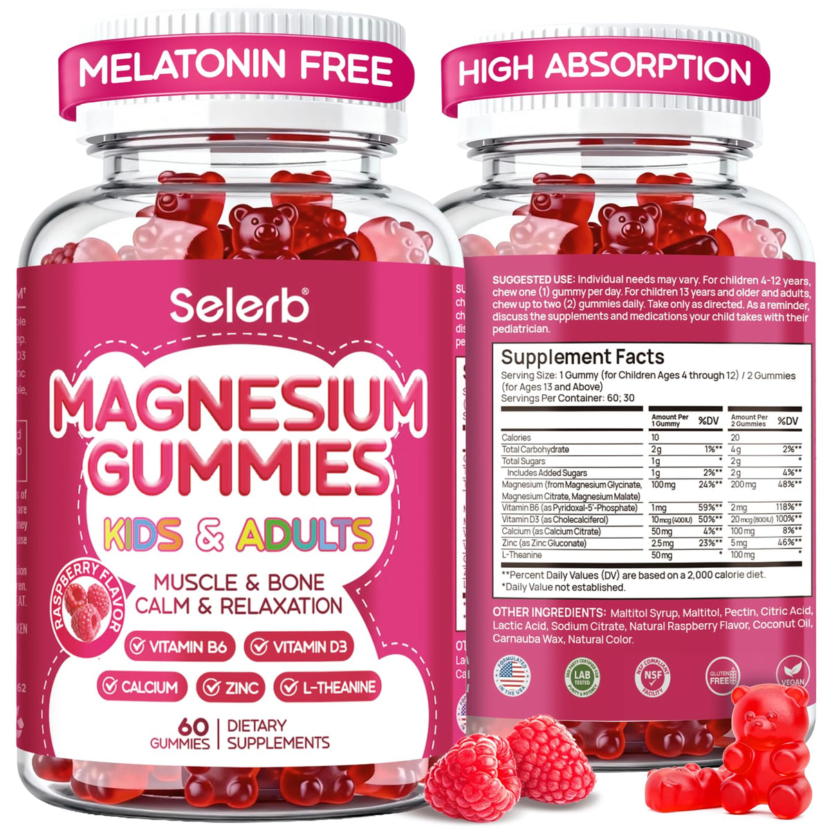 Selerb magnesium glycinate gummies benefits