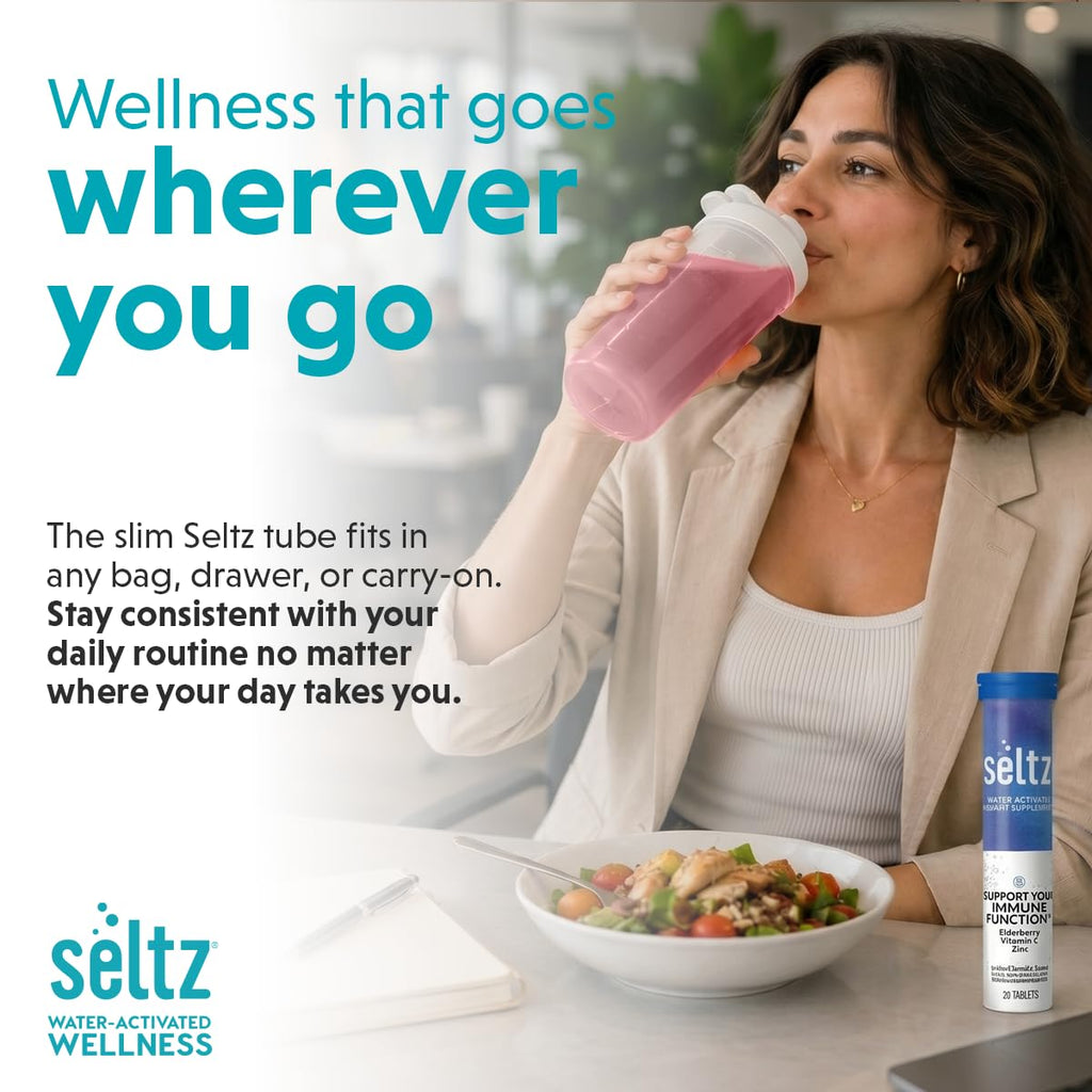 Seltz elderberry tablets for immune support