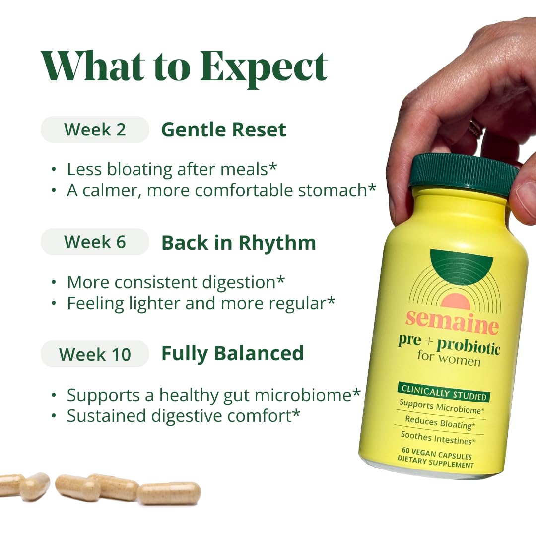 Semaine Health 60 capsules for gut health
