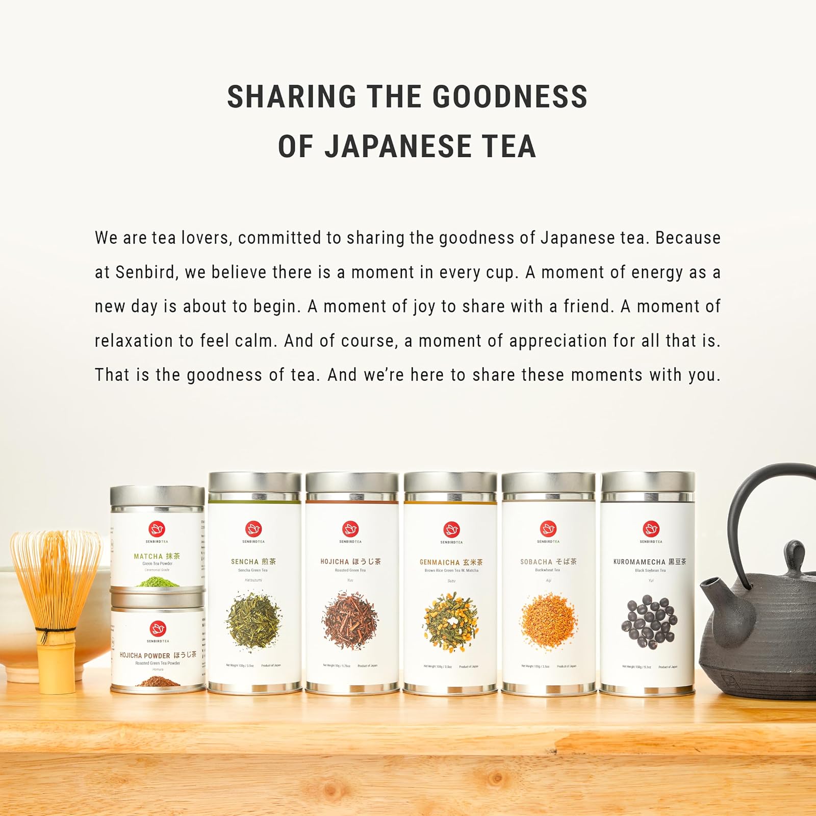 Senbird green tea for wellness