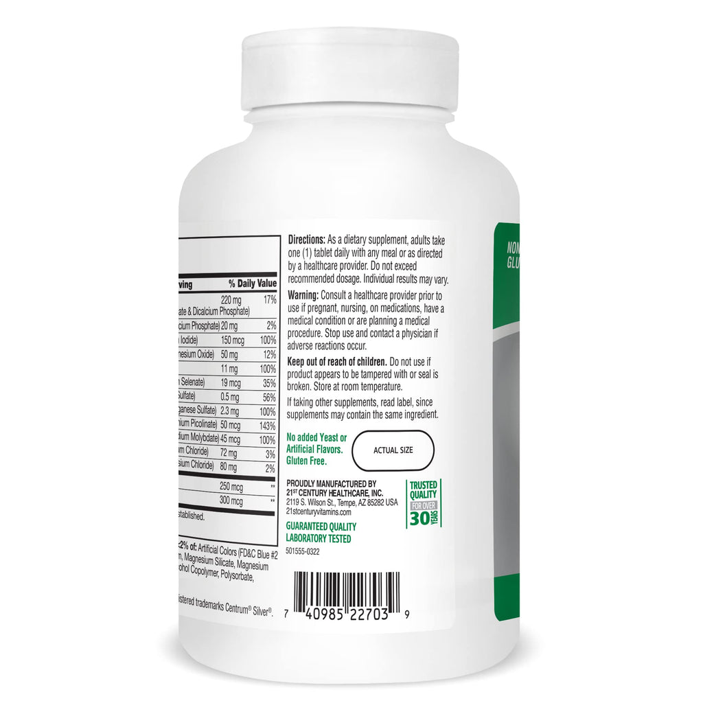 senior daily vitamin and mineral support