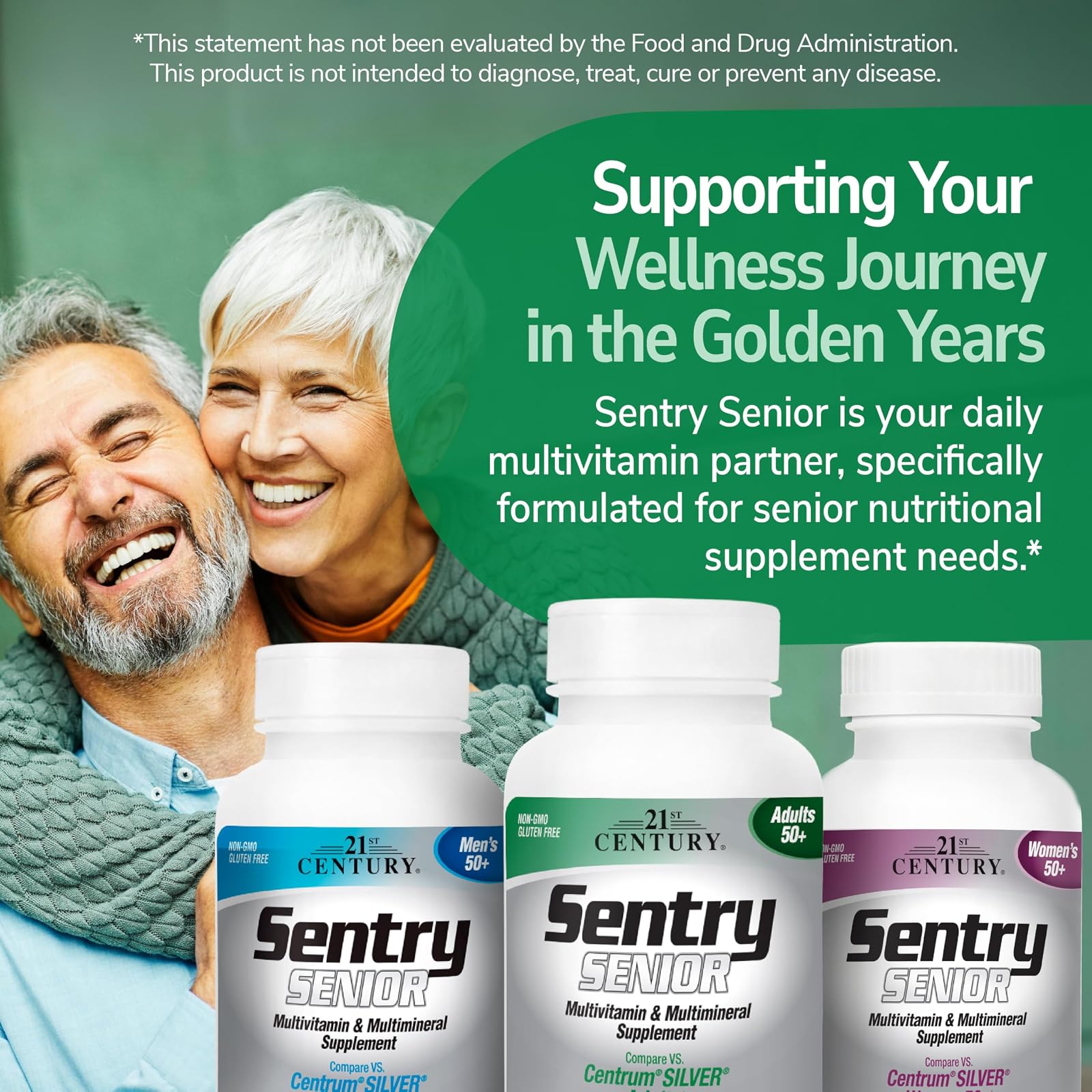 senior health multivitamin with essential nutrients