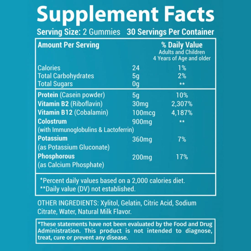 seniors' blended vitamin gummy choice