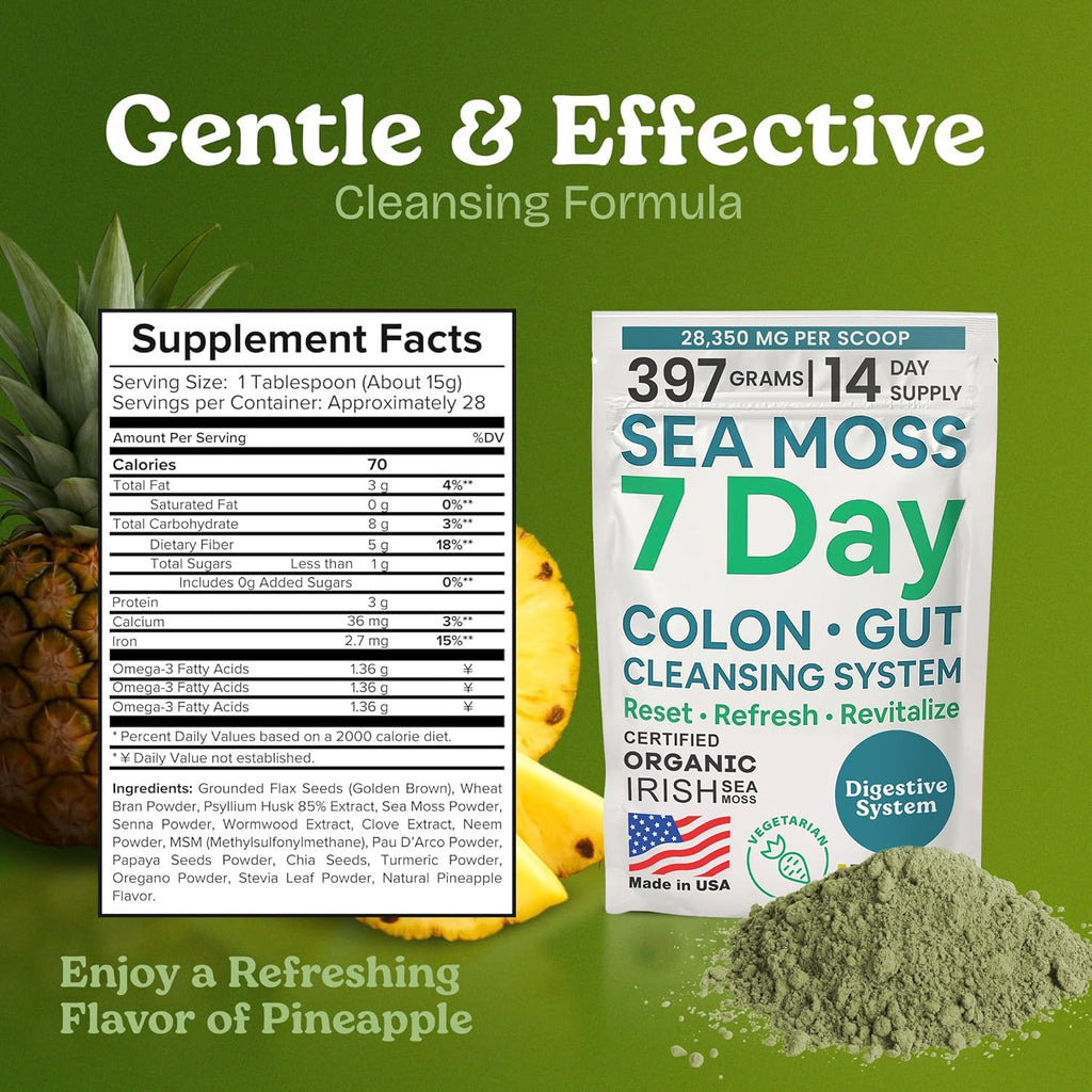 Senna infused health drink mix