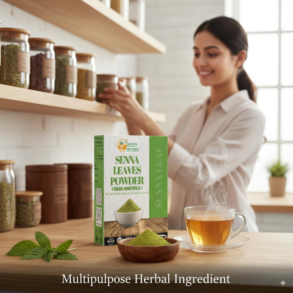 senna leaf powder for herbal infusions
