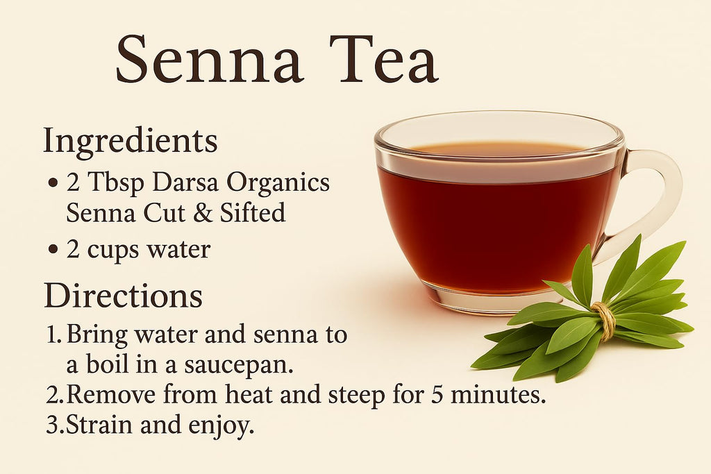 senna leaves cut for wellness