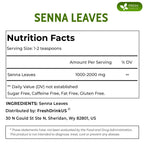senna leaves for gentle cleansing