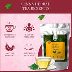 Senna tea bags for natural relief