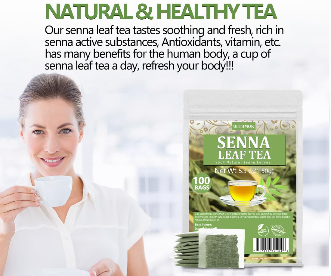 Senna tea for gentle cleansing