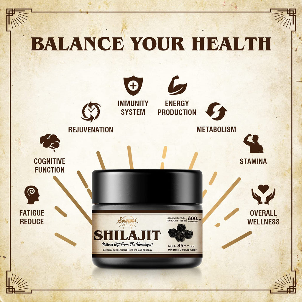 Sennasi shilajit for vitality