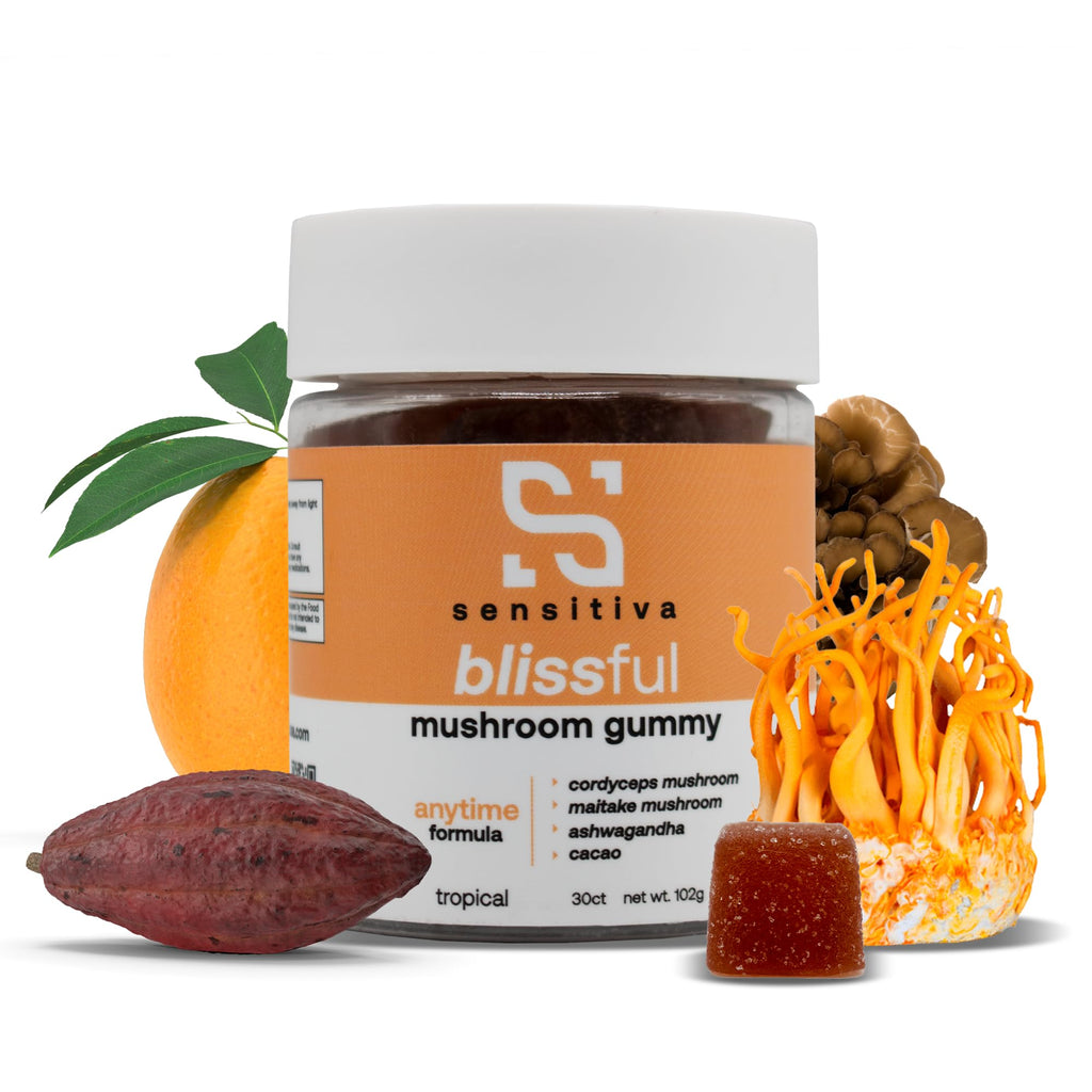 Sensitiva mushroom gummies for focus