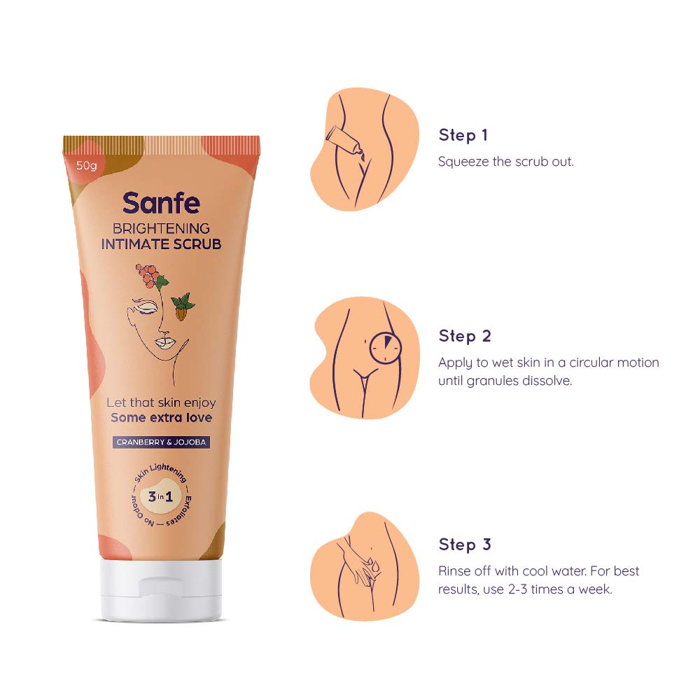 sensitive skin scrub with jojoba