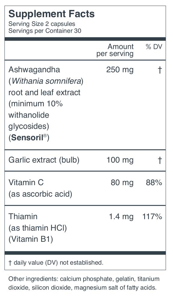 Sensoril for enhanced heart wellness