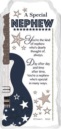 sentimental ceramic plaque for nephew