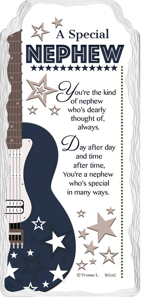 sentimental ceramic plaque for nephew
