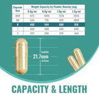 Separated empty capsules for kids multivitamins