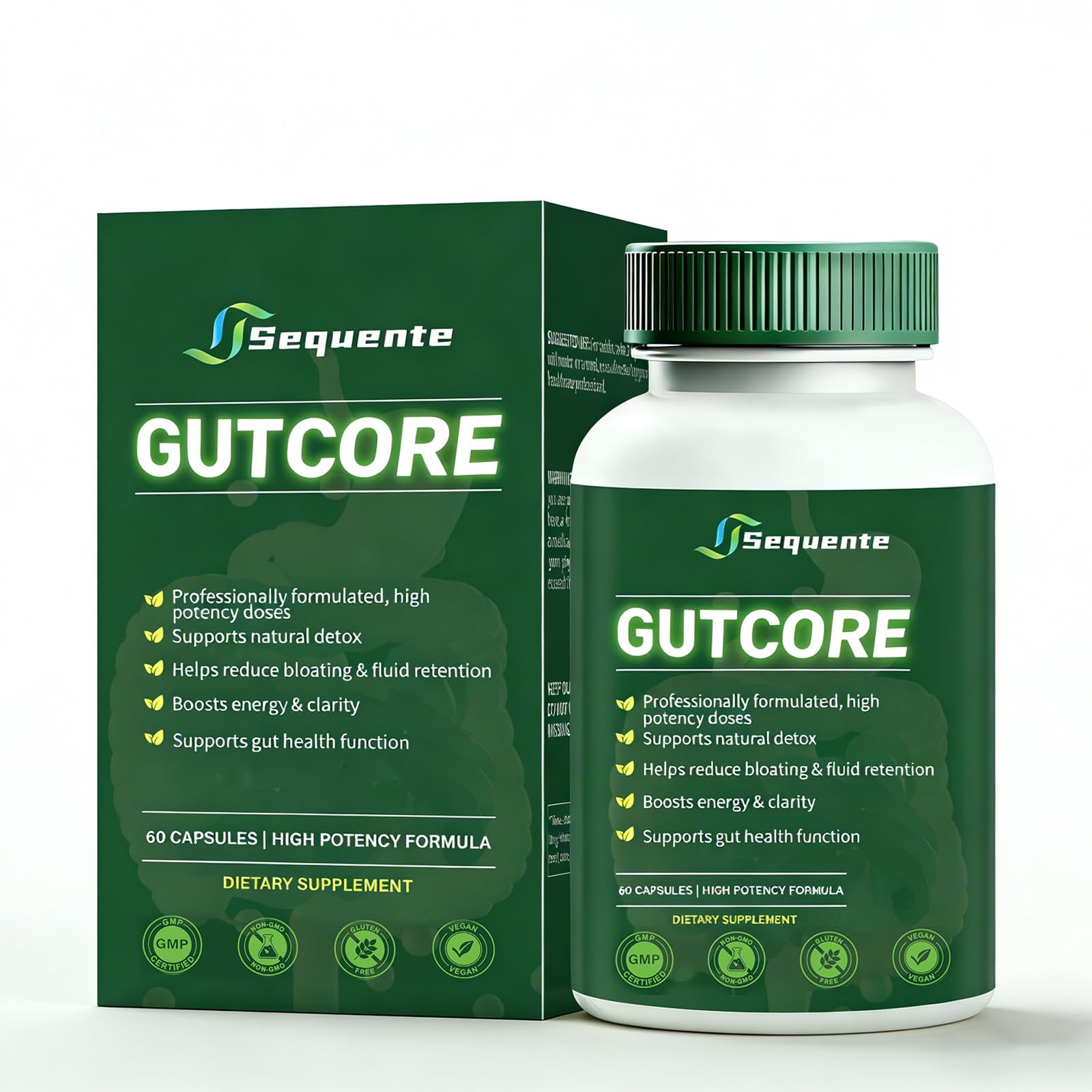 Sequente GutCore digestive enzyme capsules