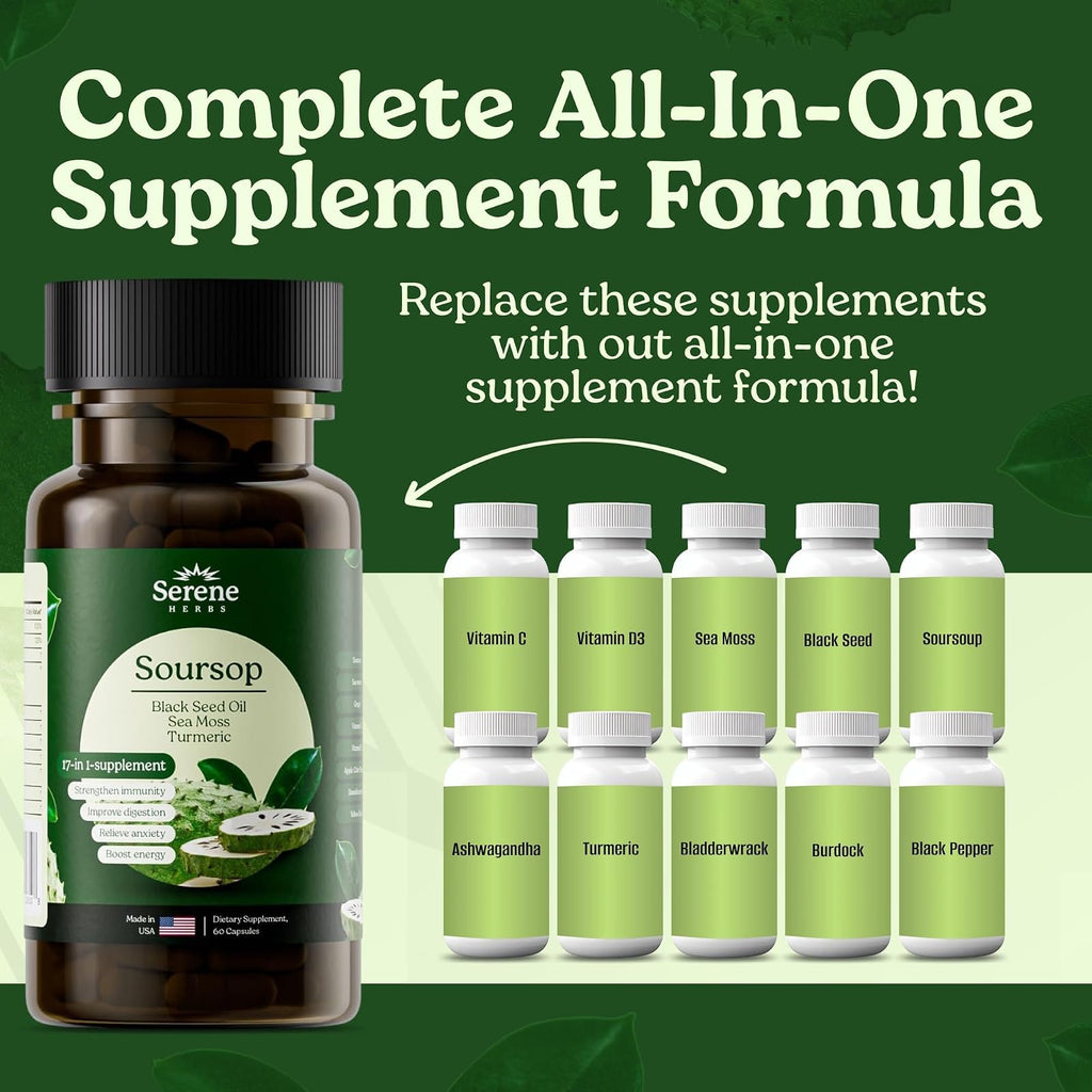 Serene Herbs capsules for balanced nutrition