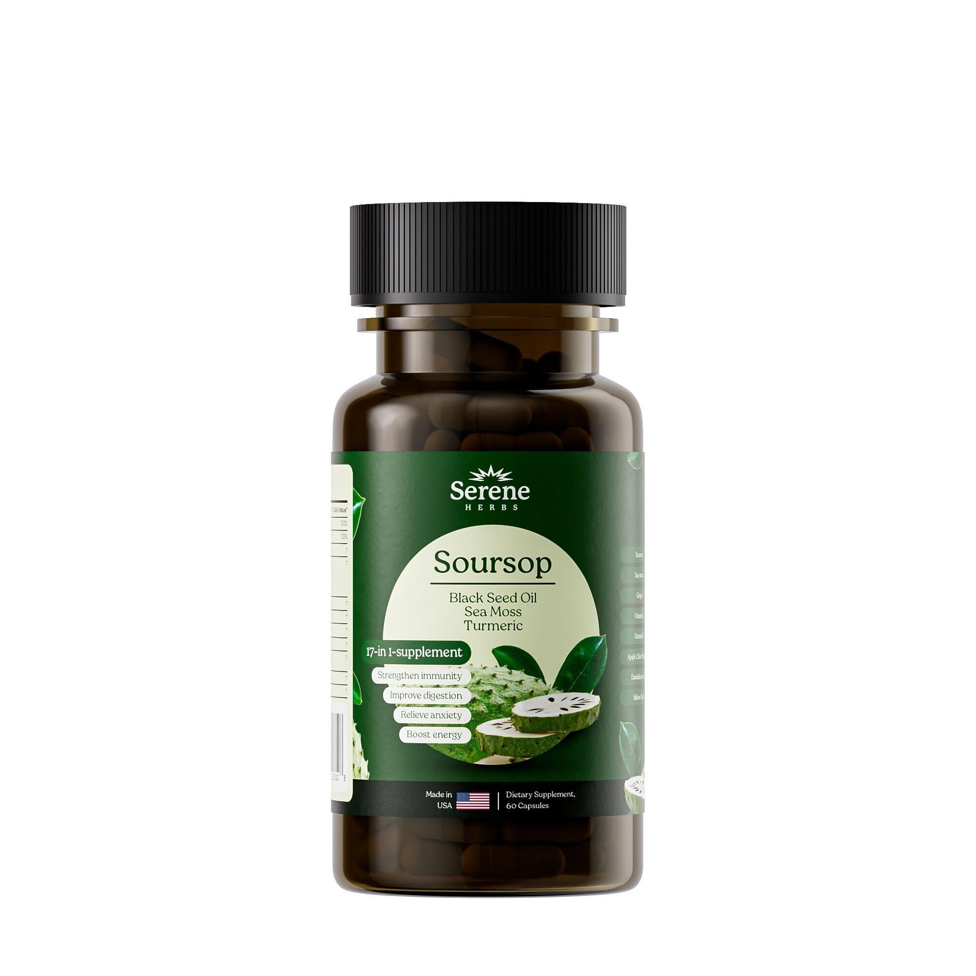 Serene Herbs sea moss capsules benefits